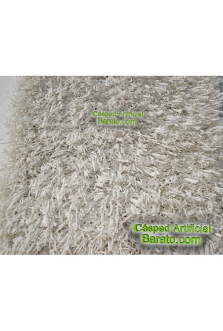 césped artificial blanco